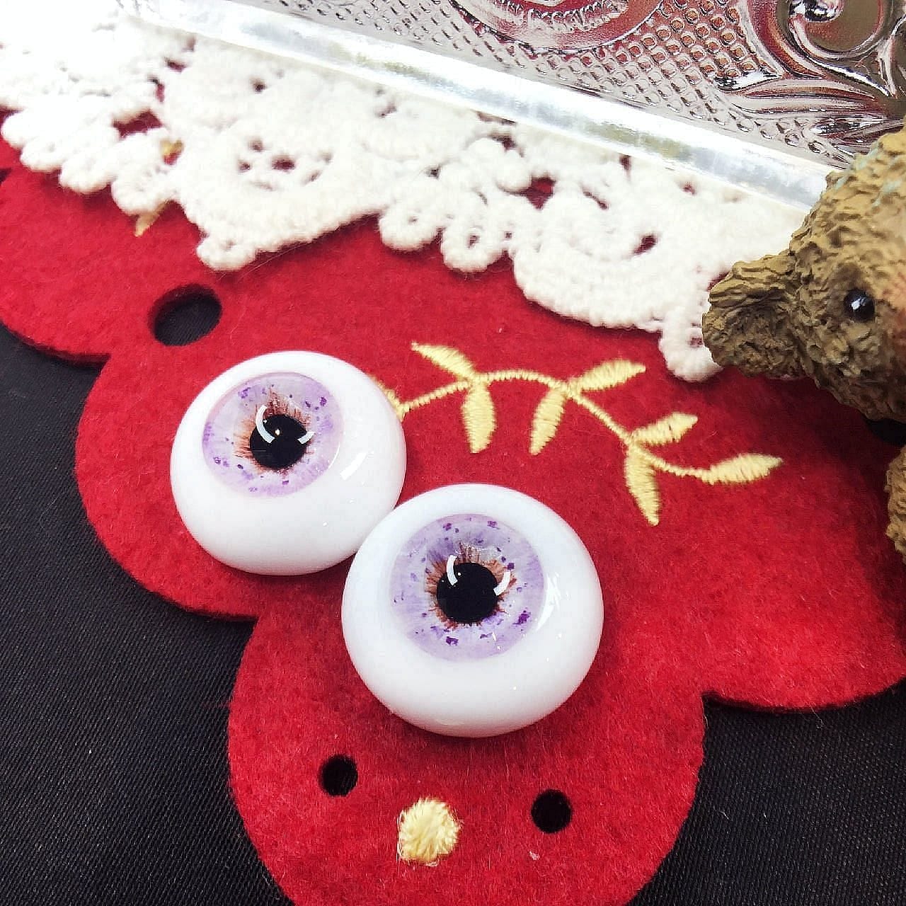 [Enchanted Doll Eyes] Special Edition Marble Eyes Lapis 002 / 18mm BJD ...