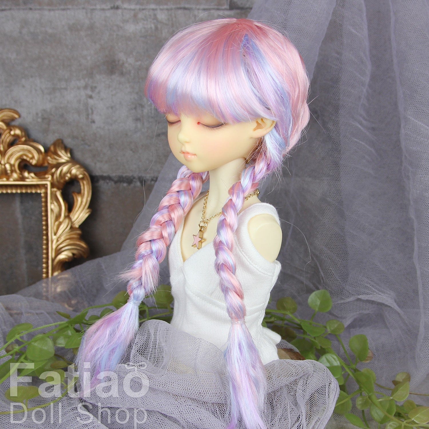 【Fatiao Doll Shop】FWF-691 ベビーウィッグ マルチカラー/7-8インチ BJD 4点 – 紀物書館+JiWu ...