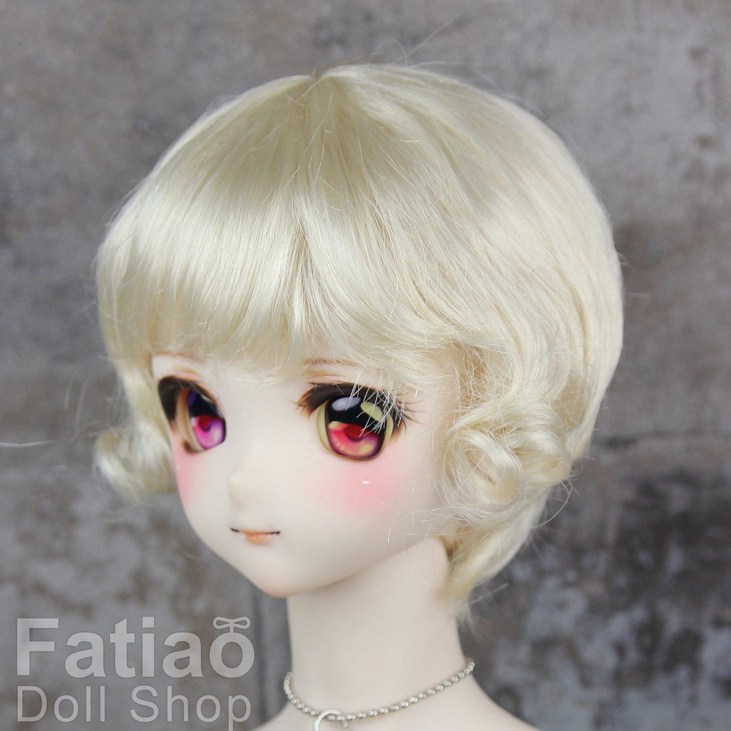 【Fatiao Doll Shop】FWF-459 娃用假髮 多色 / 8-9吋 BJD DD 3分 – 紀物 JiWu+Documentary