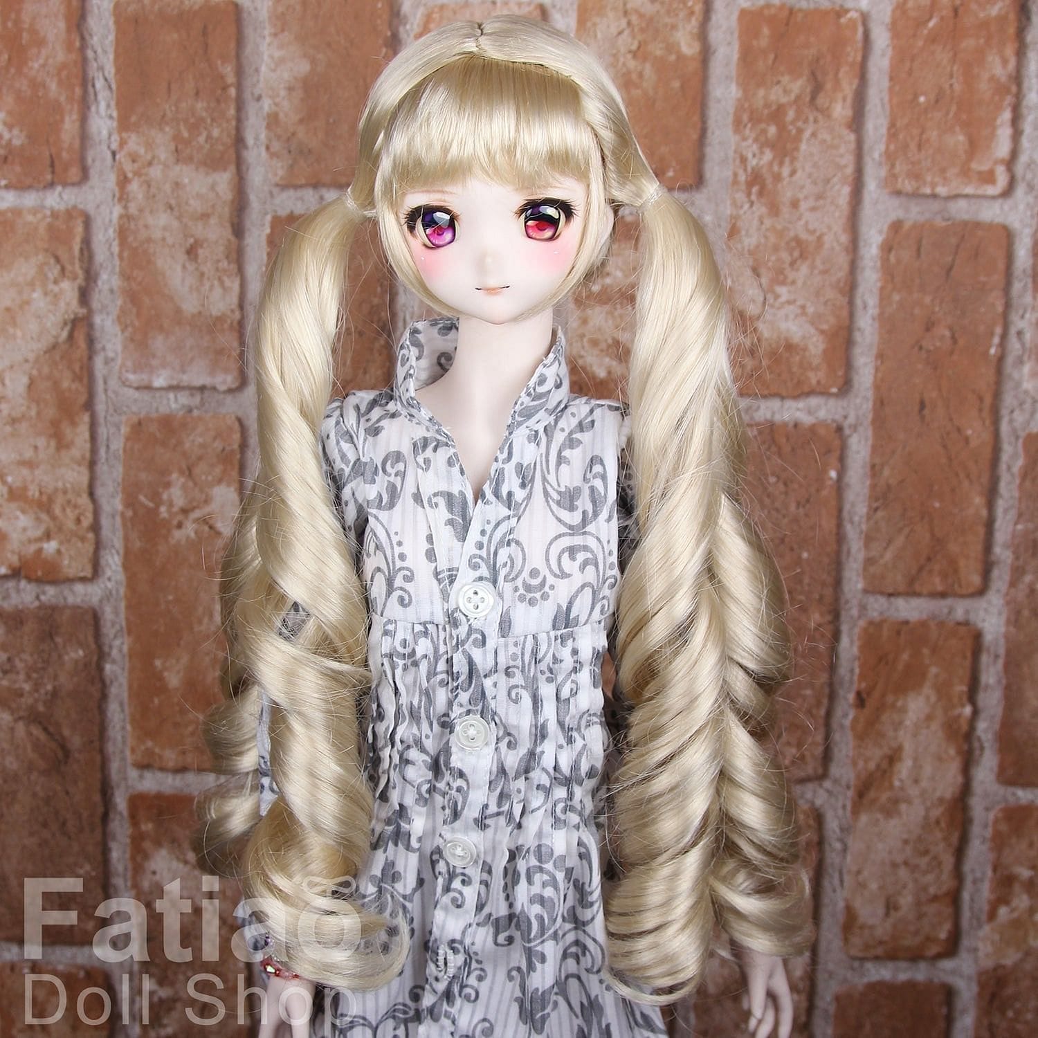 【Fatiao Doll Shop】FWF-330 娃用假髮 多色 / 8-9吋 BJD DD 3分 – 紀物 JiWu+Documentary