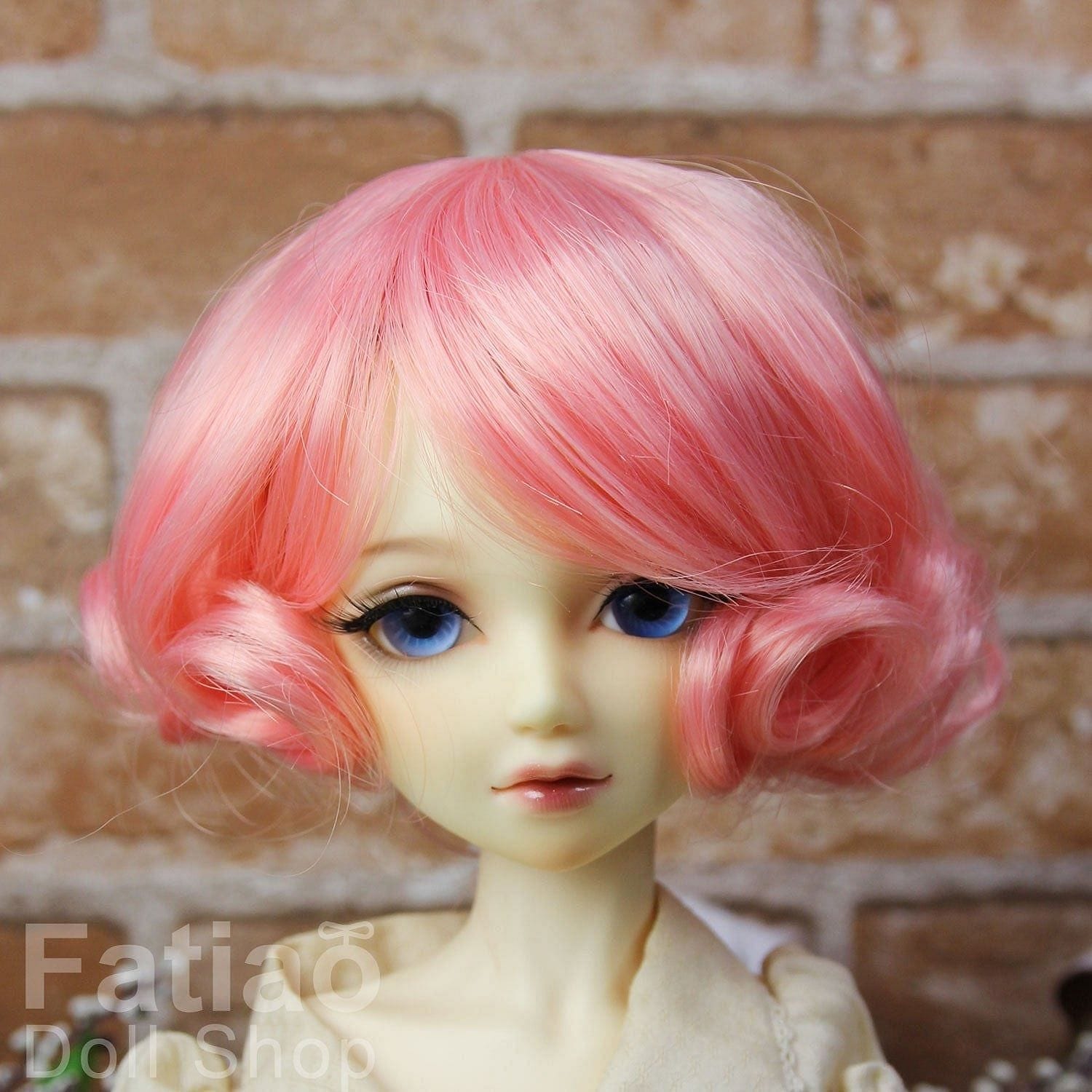 【Fatiao Doll Shop】FWT-006 娃用假髮 多色 / 8-9吋 BJD DD 3分 – 紀物 JiWu+Documentary