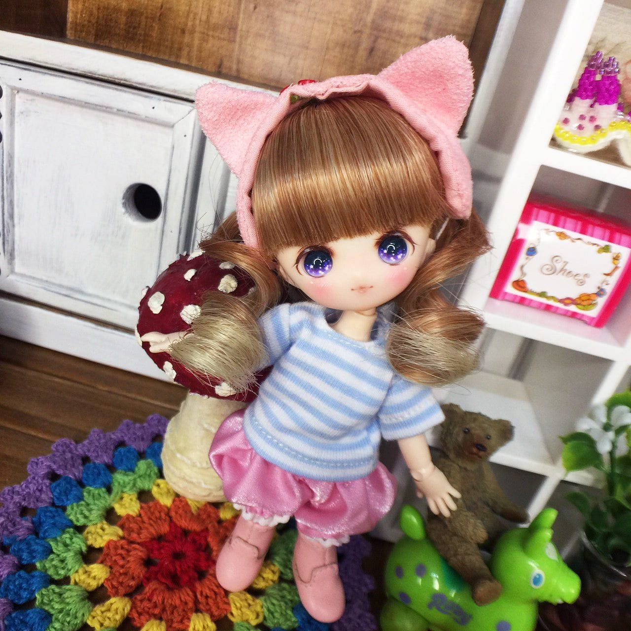 [Doll's Dream] Cat Ear Headdress/ OBITSU OB11 PARABOX iMda1.7 jjorori – 紀物 JiWu+Documentary