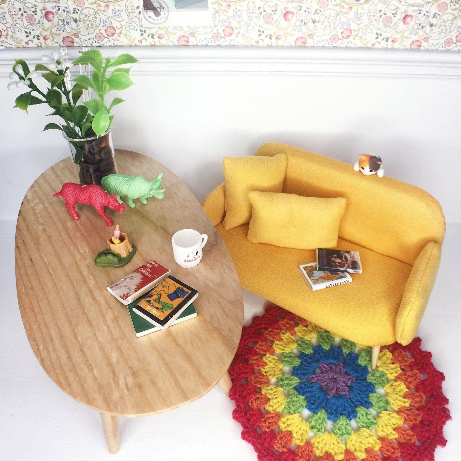 [Doll's Dream] Coffee table/ OBITSU OB11 Clay doll OB22 OB24 OB24 Azon ...